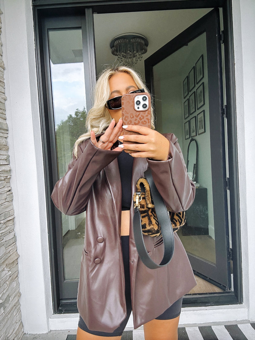 Chocolate Leopard iPhone Case