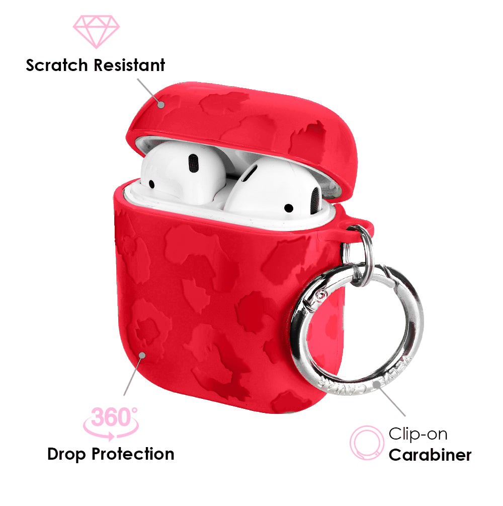 Red Hot Leopard AirPod Case – VelvetCaviar.com