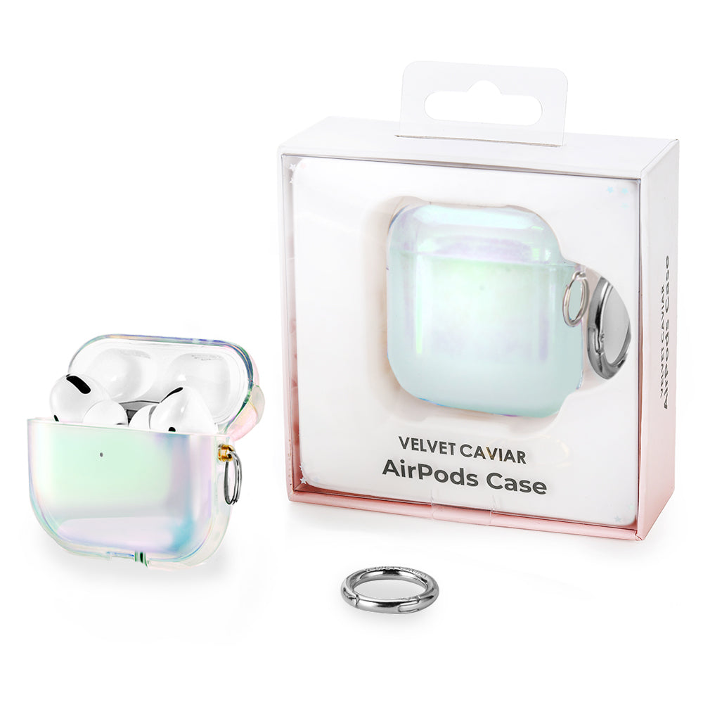White Opal Airpods Case – VelvetCaviar.com