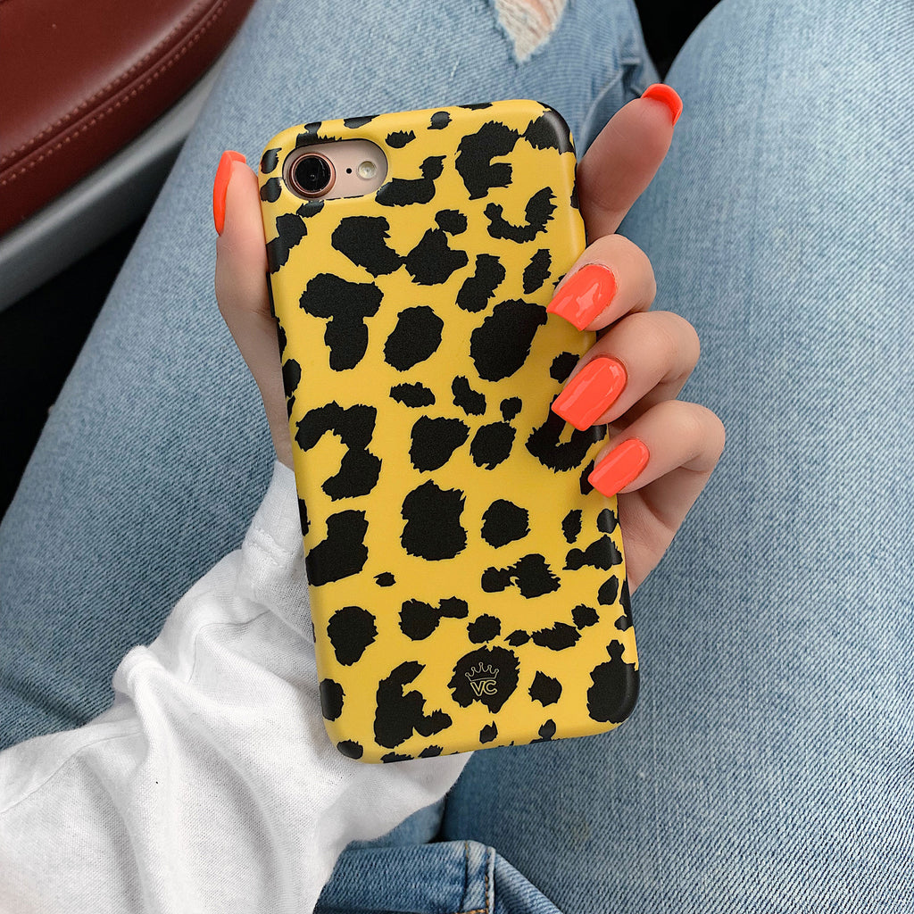 Golden Yellow Cheetah iPhone Case – VelvetCaviar.com