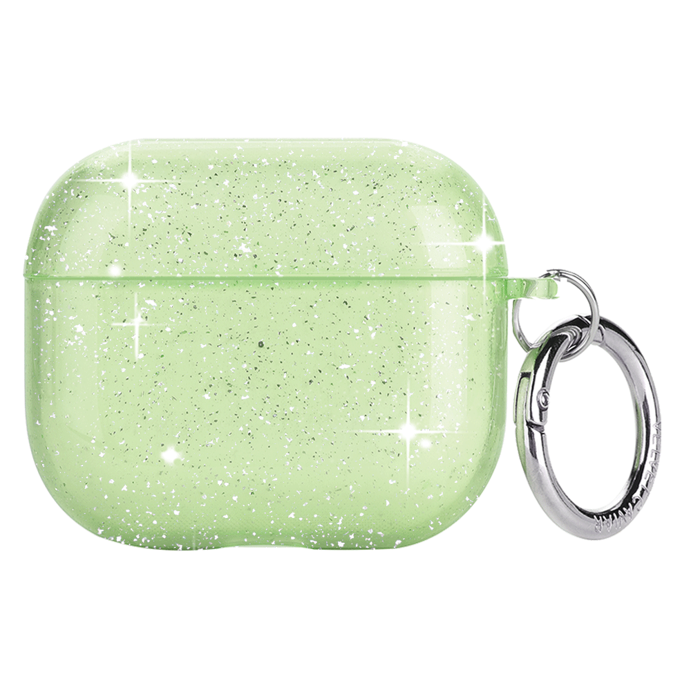 Lime Stardust AirPod Case VelvetCaviar lime-stardust-airpod-case-velvetcaviar