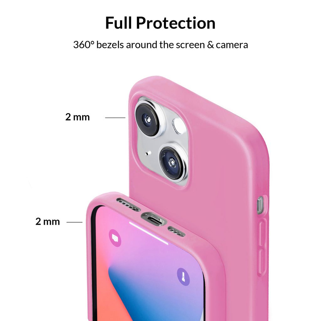 Silicone Hot Pink iPhone Case – VelvetCaviar.com