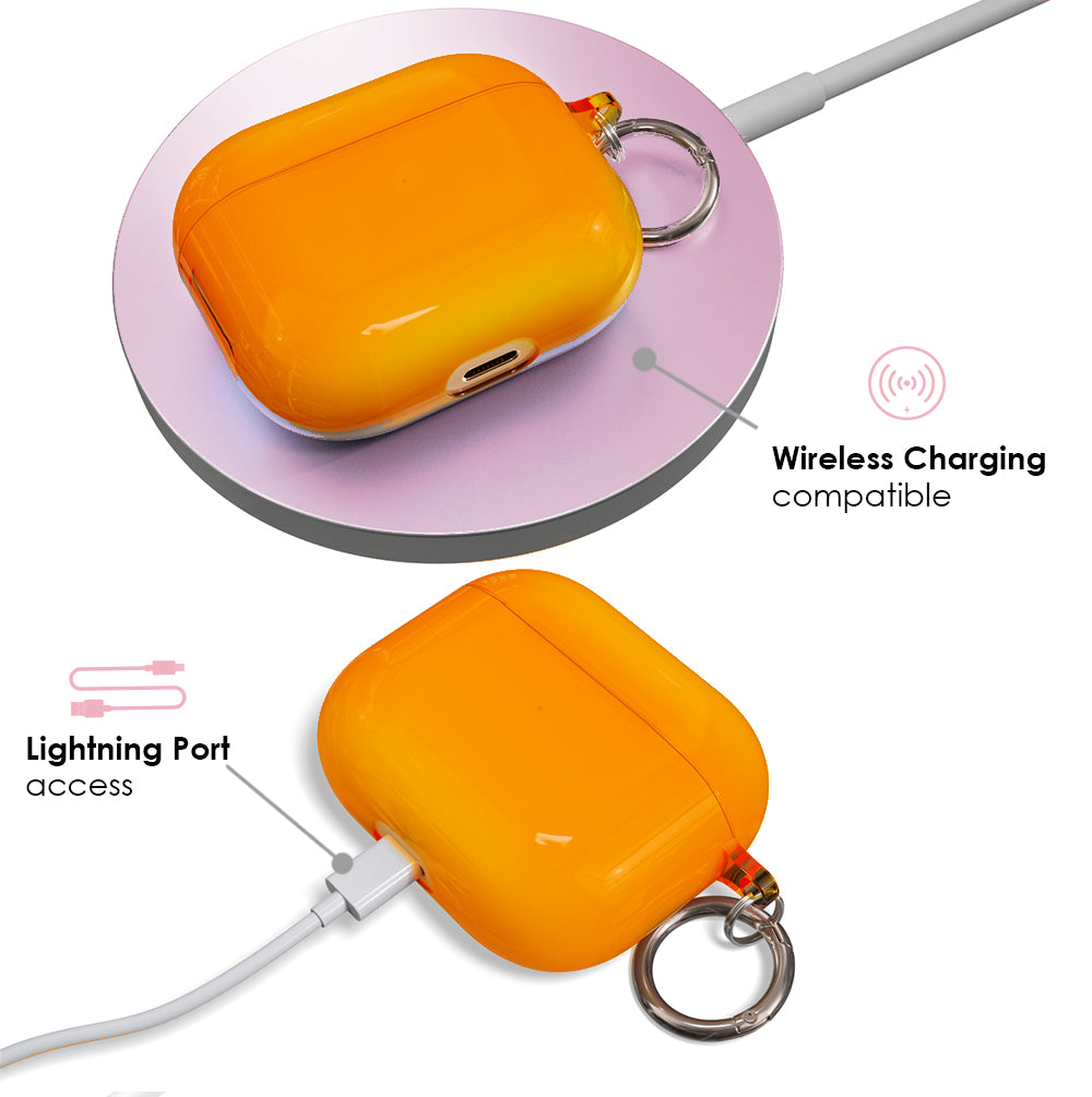 Neon Orange AirPods – VelvetCaviar.com