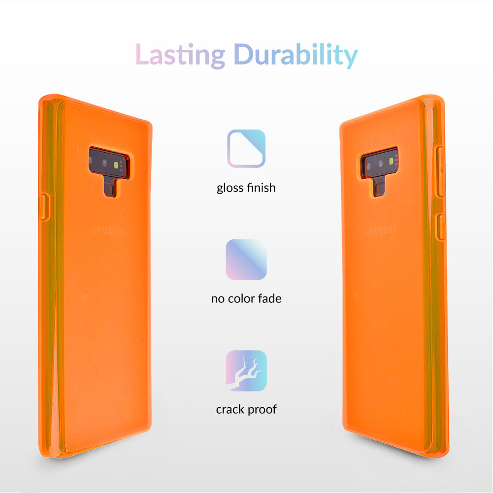 Neon Orange Clear Samsung Case – VelvetCaviar.com