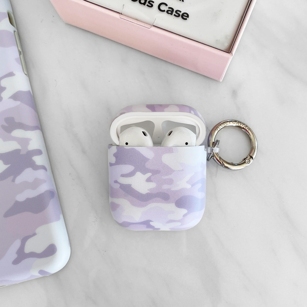 White Clouds Camo Airpods Case – VelvetCaviar.com
